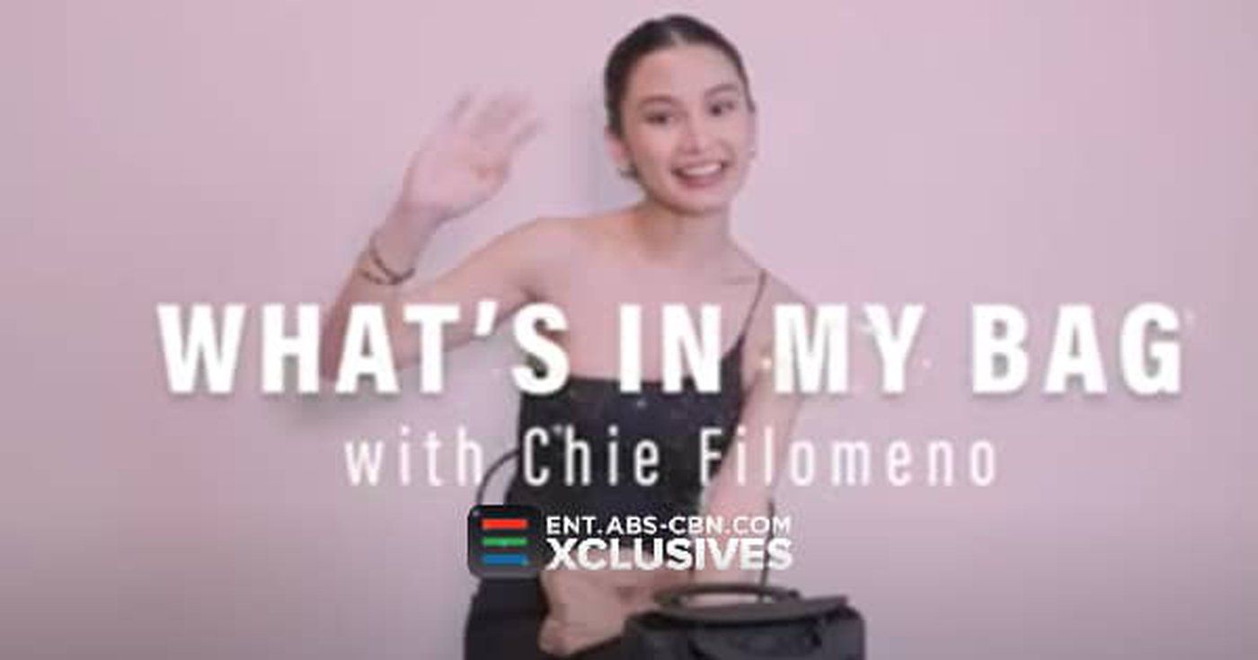 Chie Filomeno shares what’s inside her bag! | ABS-CBN Entertainment