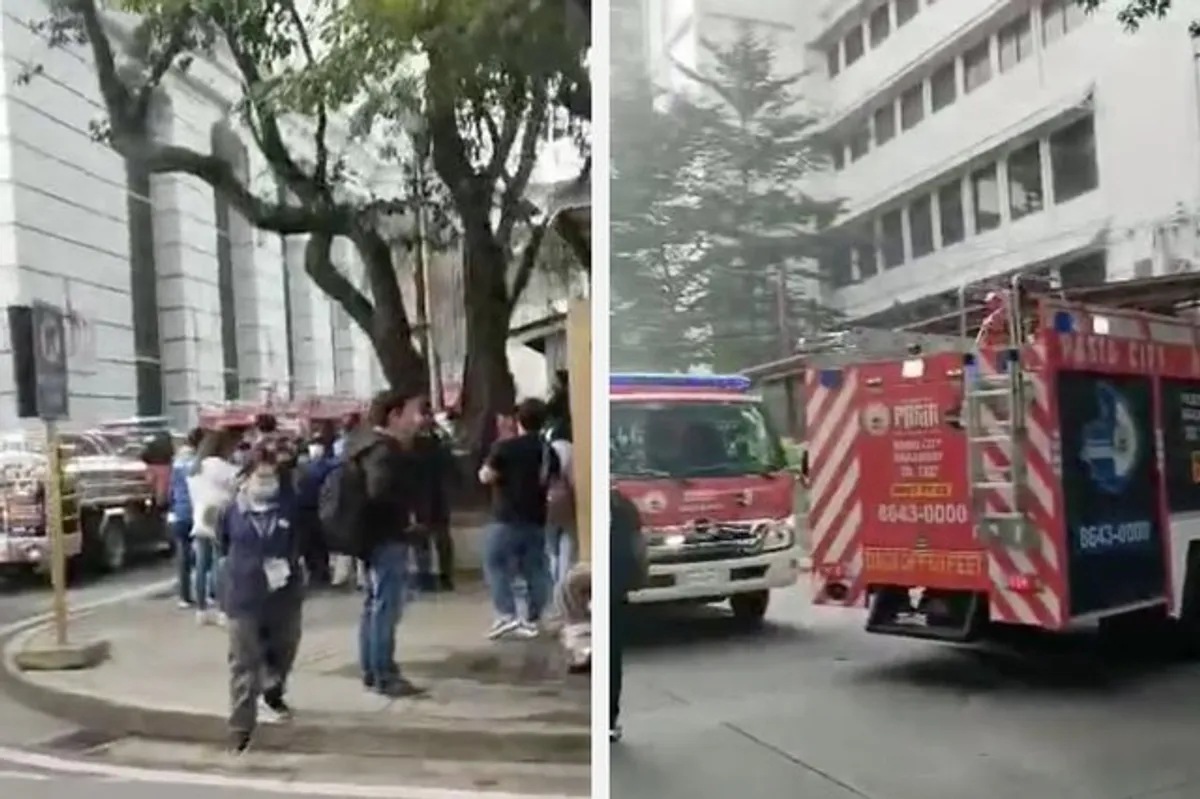 Pasig City Hall fire prompts evacuation, work suspension | ABS-CBN News