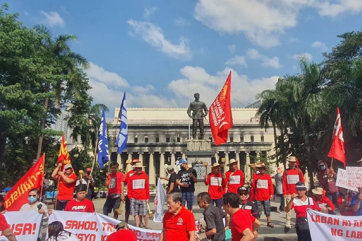 Labor groups to march for equitable wage hikes on Bonifacio Day | ABS ...