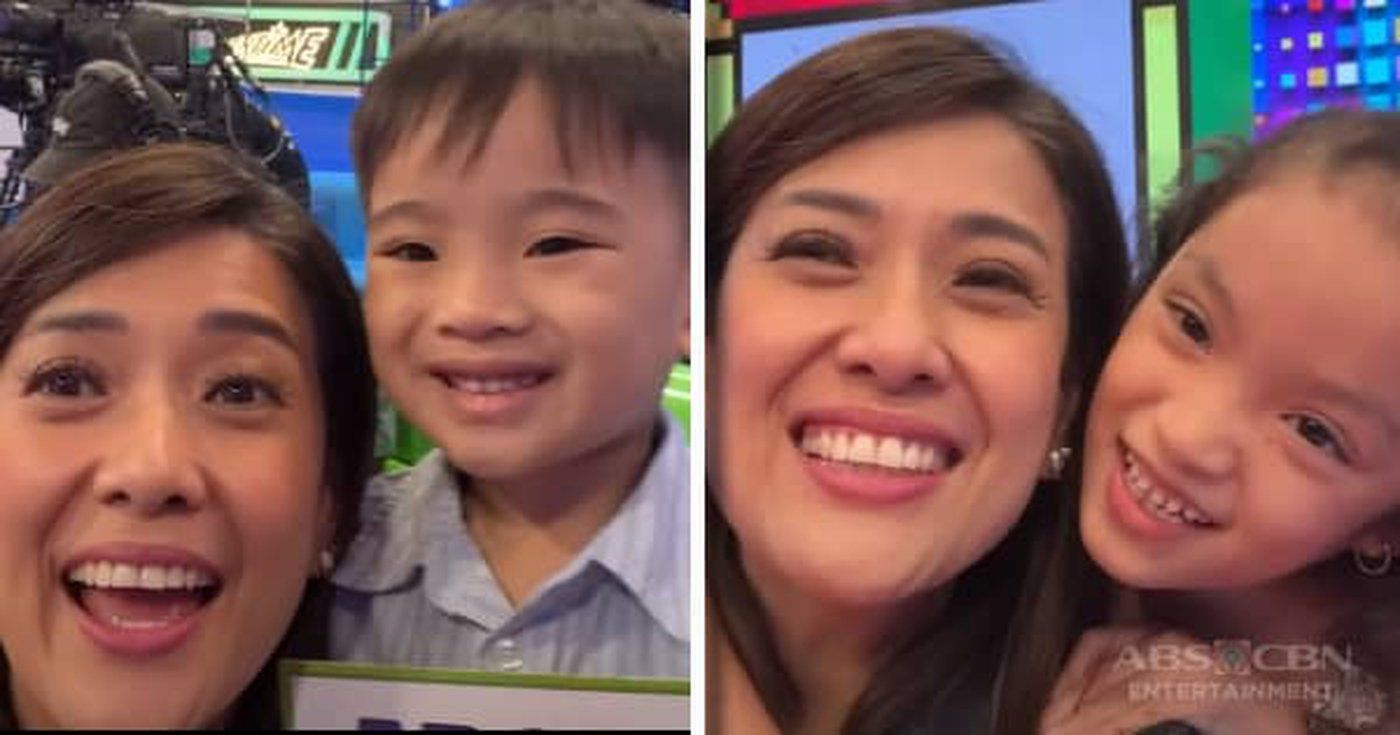 Bernadette Sembrano goes backstage with 'It's Showtime' kids Argus and ...