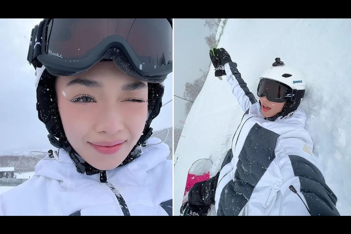 LOOK: AC Bonifacio goes snowboarding in Hokkaido, Japan | ABS-CBN ...