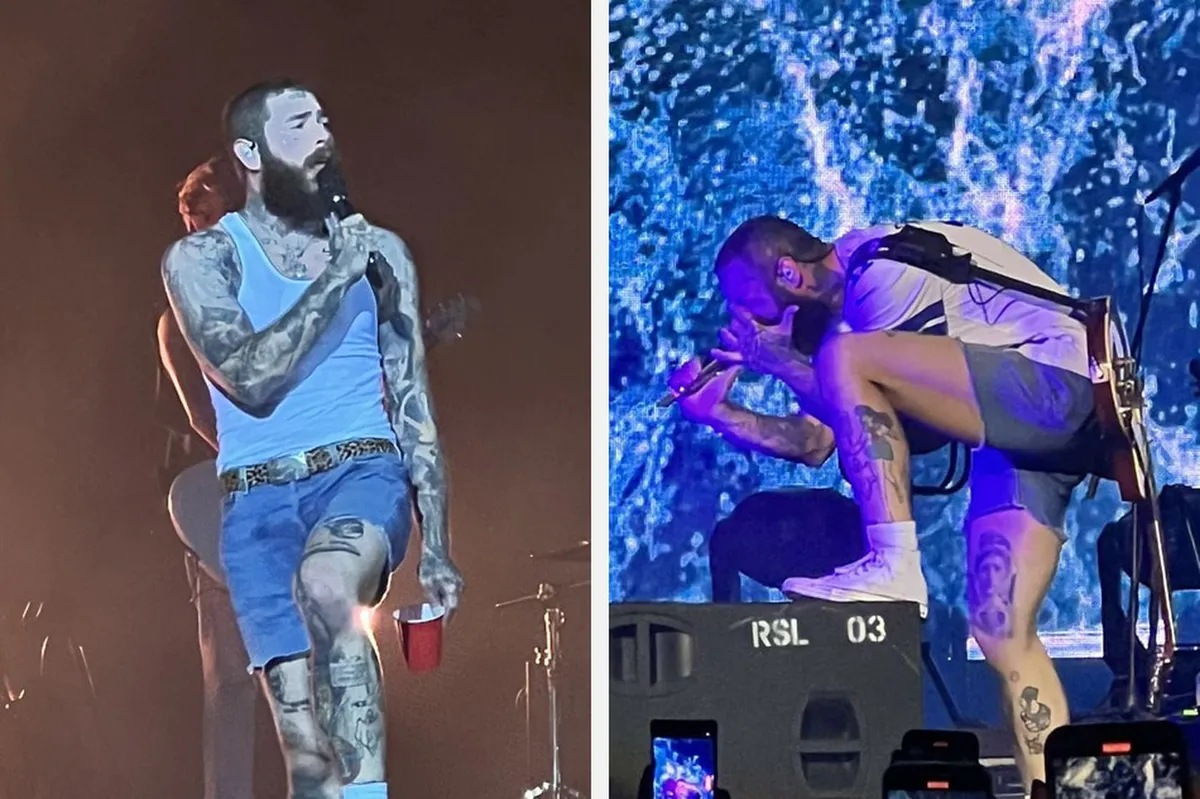 Post Malone rocks MOA Arena, invites Pinoy fan to jam onstage | ABS-CBN ...