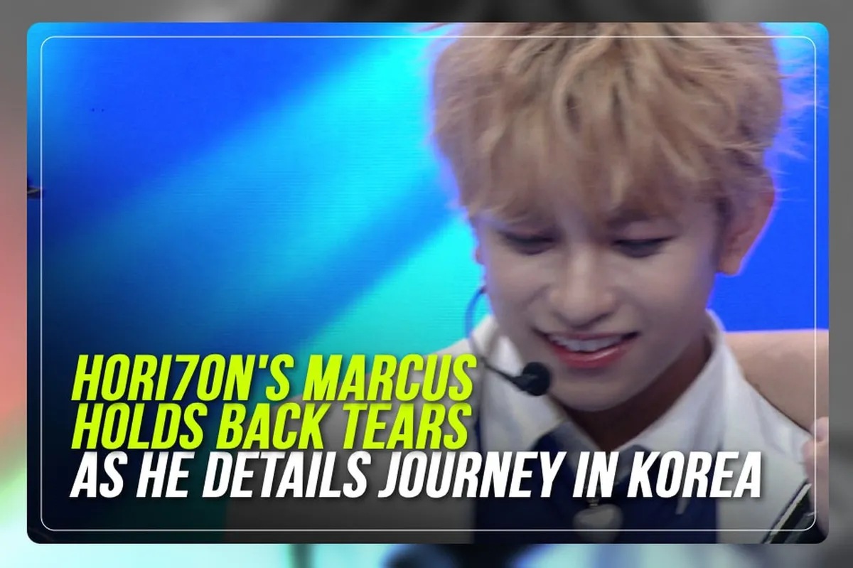 HORI7ON's Marcus holds back tears as he details journey in Korea | ABS ...