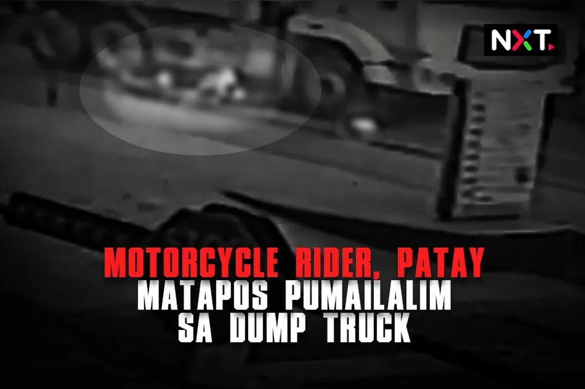 Motorcycle rider, patay matapos pumailalim sa dump truck | ABS-CBN News