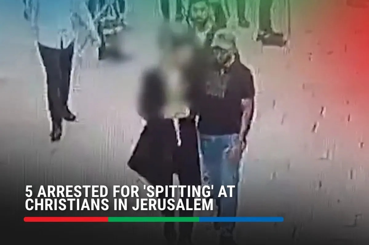 5 arrested for 'spitting' at Christians, churches in Jerusalem | ABS-CBN