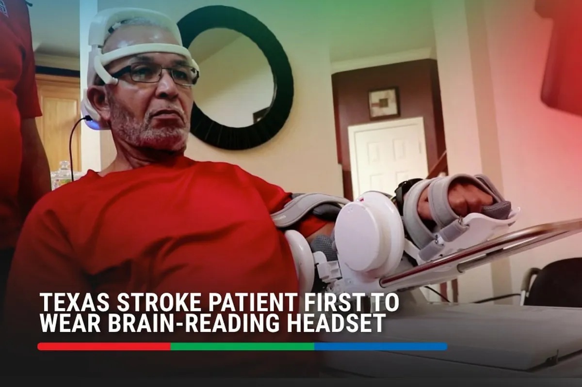 'A godsend': Texas stroke patient first to wear brain-reading headset ...