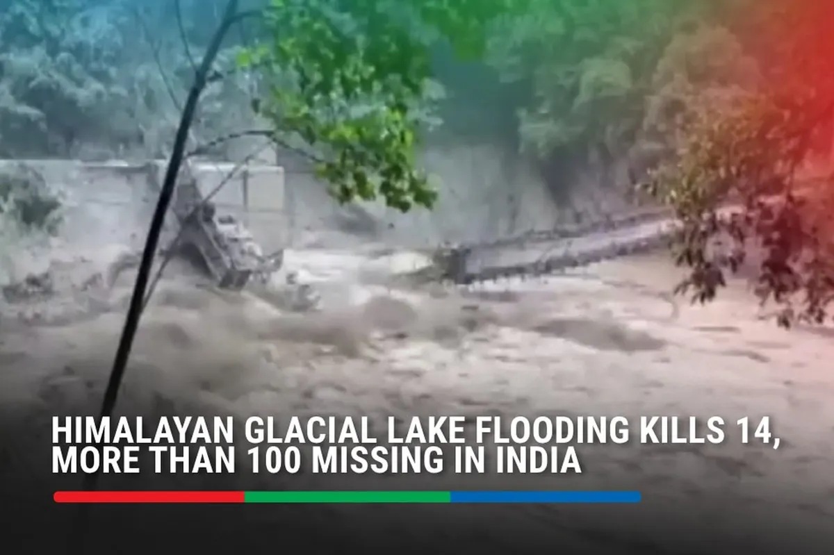 At least 14 dead, 100 missing after Himalayan glacial lake flooding ...