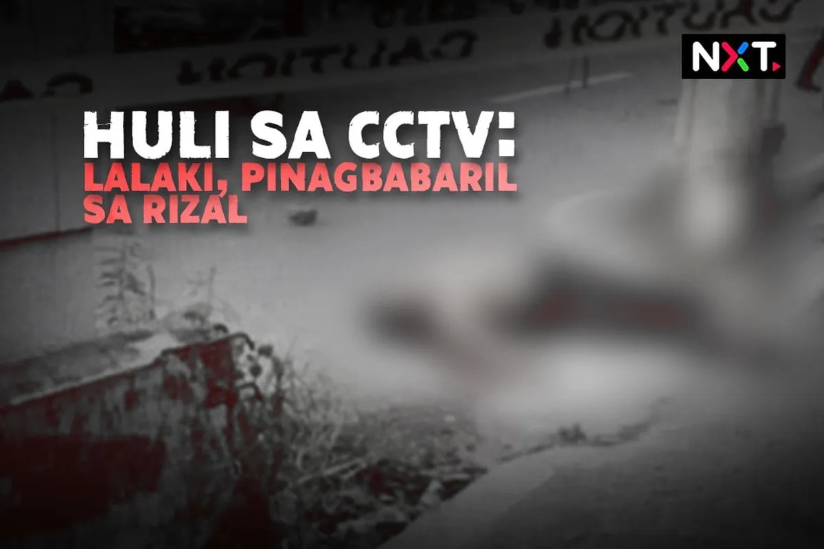 Huli sa CCTV: Lalaki, pinagbabaril sa Rizal | ABS-CBN News