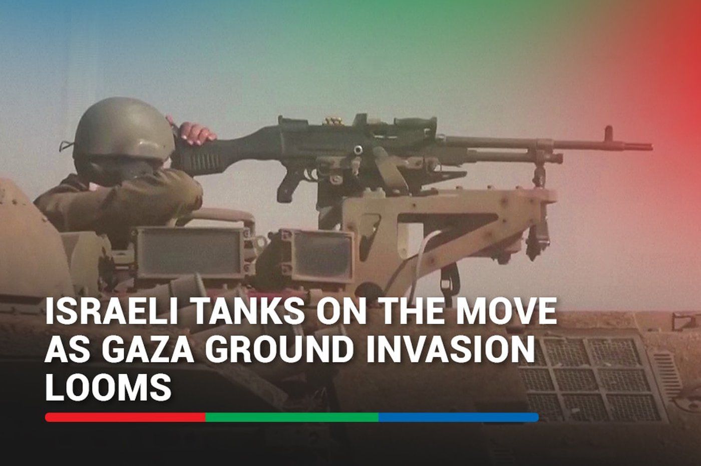 Israeli tanks on the move as Gaza ground invasion looms | ABS-CBN