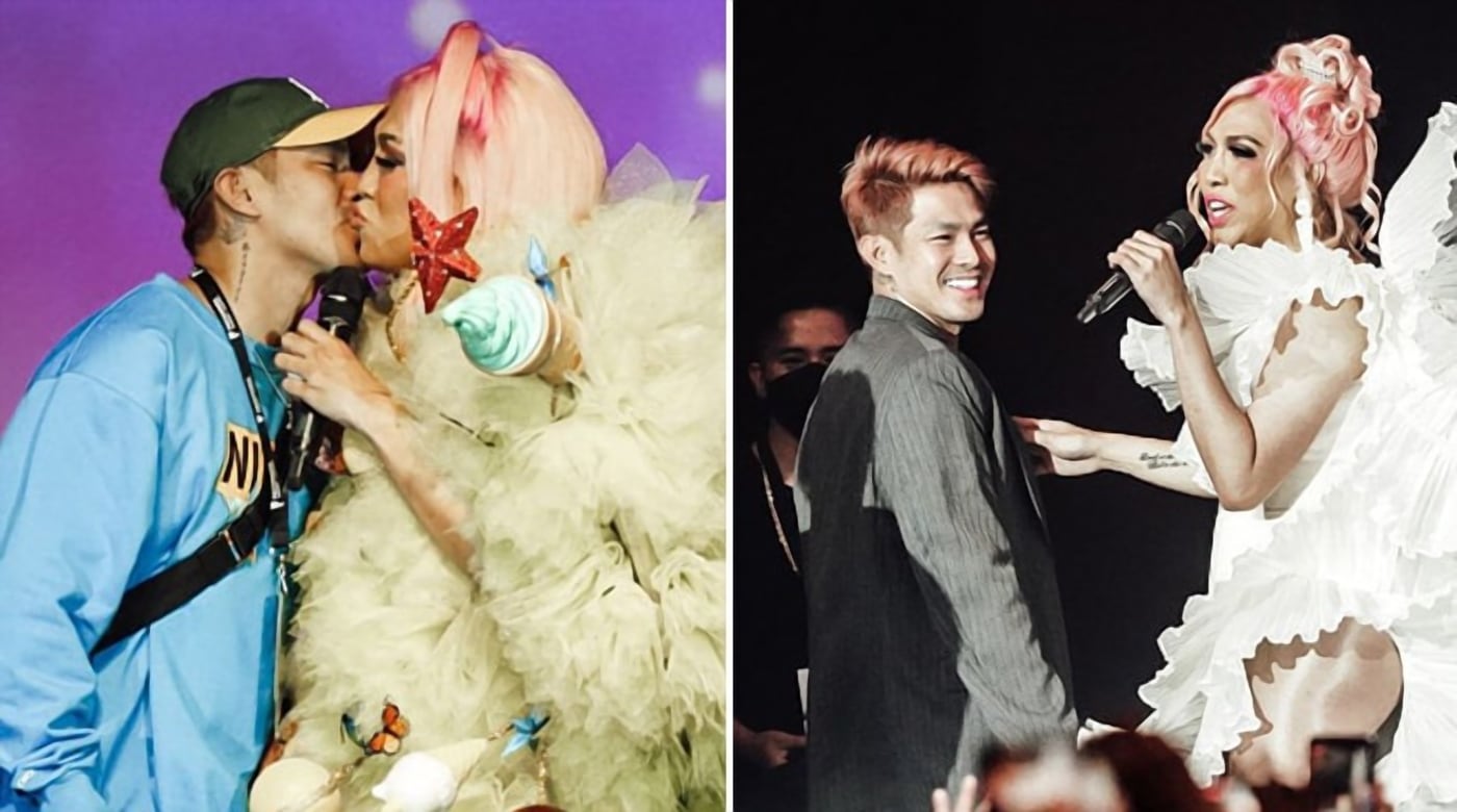 LOOK: Vice Ganda and Ion Perez share a kiss onstage during the ‘Fully ...