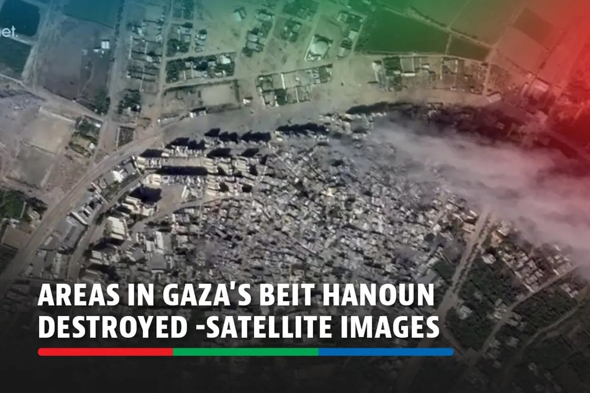 Areas in Gaza's Beit Hanoun destroyed, satellite images show | ABS-CBN