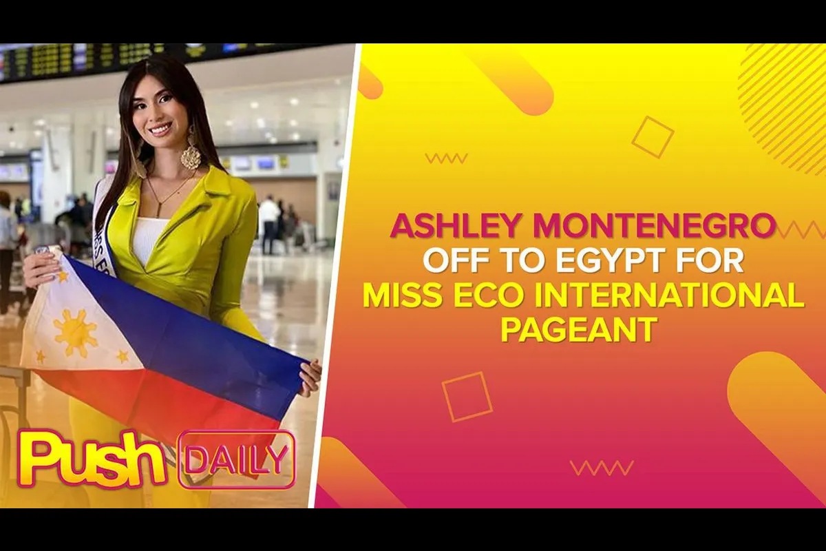 Ashley Montenegro off to Egypt for Miss Eco International pageant ...