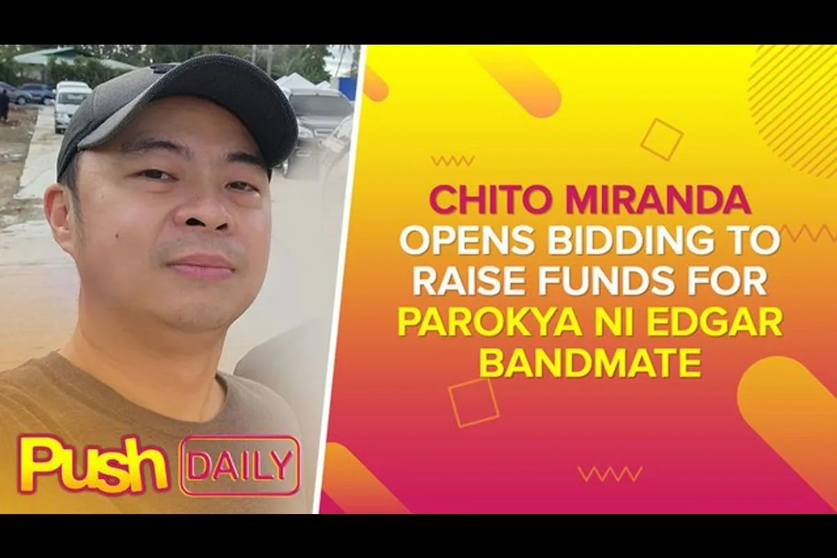 Chito Miranda opens bidding to raise funds for Parokya ni Edgar ...