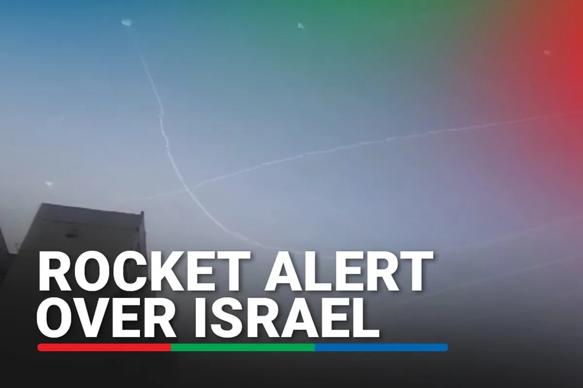 Tel Aviv sirens warn of incoming rockets | ABS-CBN
