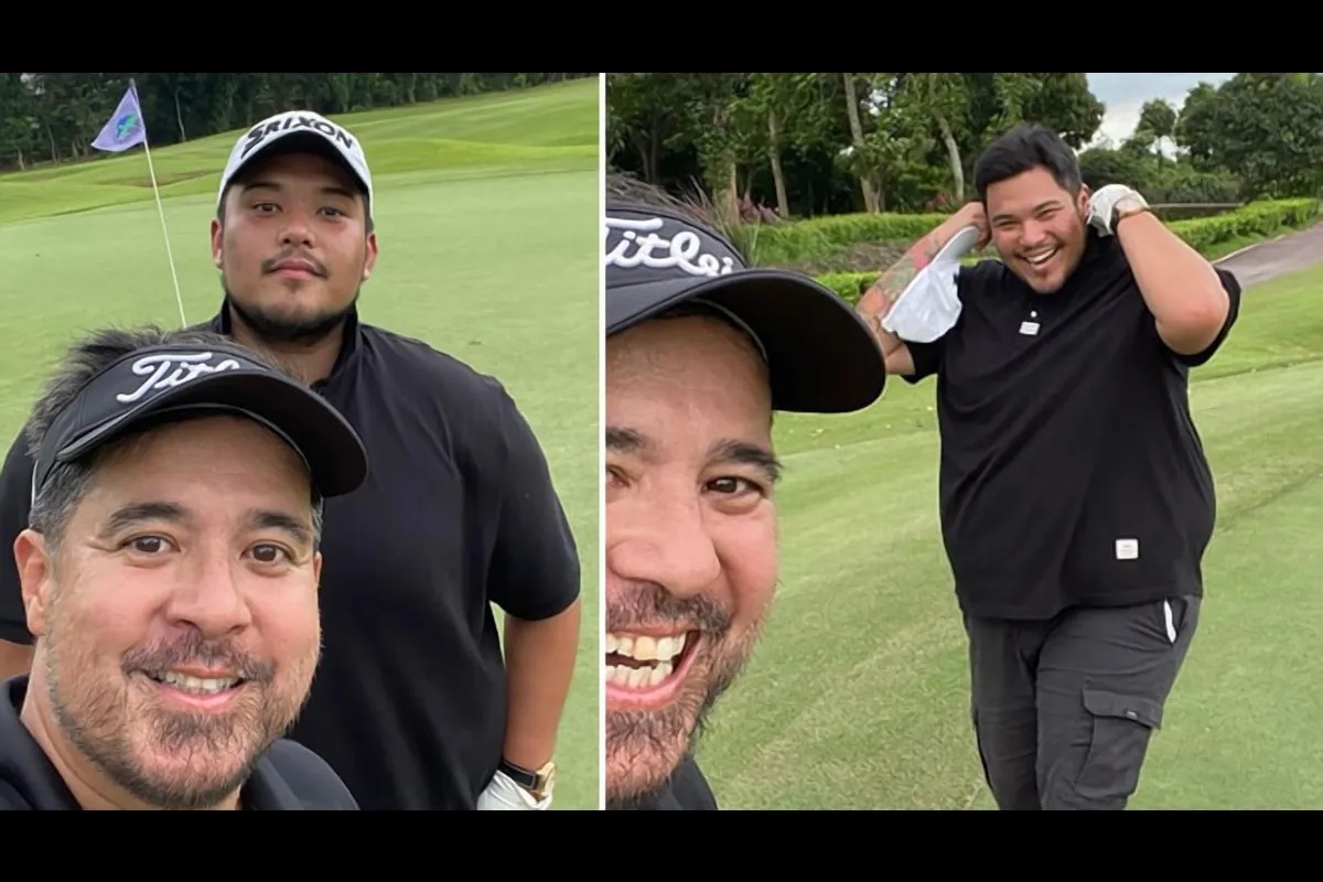 LOOK: Aga Muhlach bonds with eldest son Luigi over golf | ABS-CBN ...