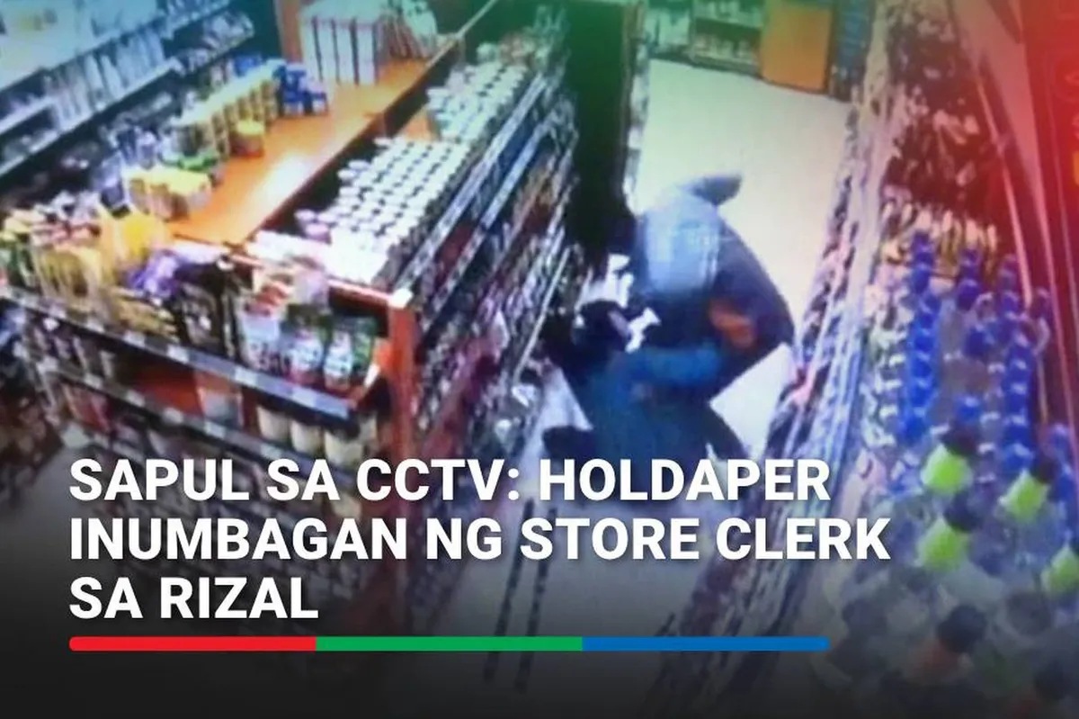 SAPUL SA CCTV: Holdaper inumbagan ng store clerk sa Rizal | ABS-CBN News