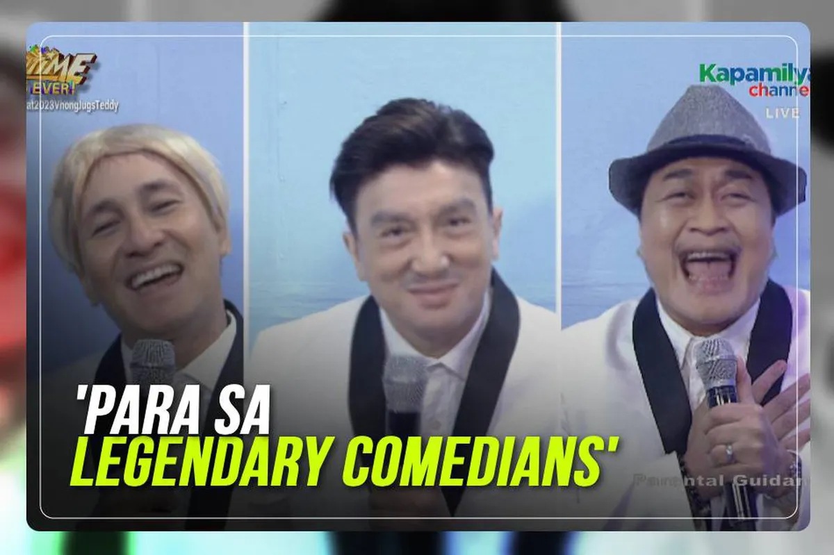 'Para sa legendary comedians': Vhong, Jugs, Teddy 'binuhay' ang ilang ...