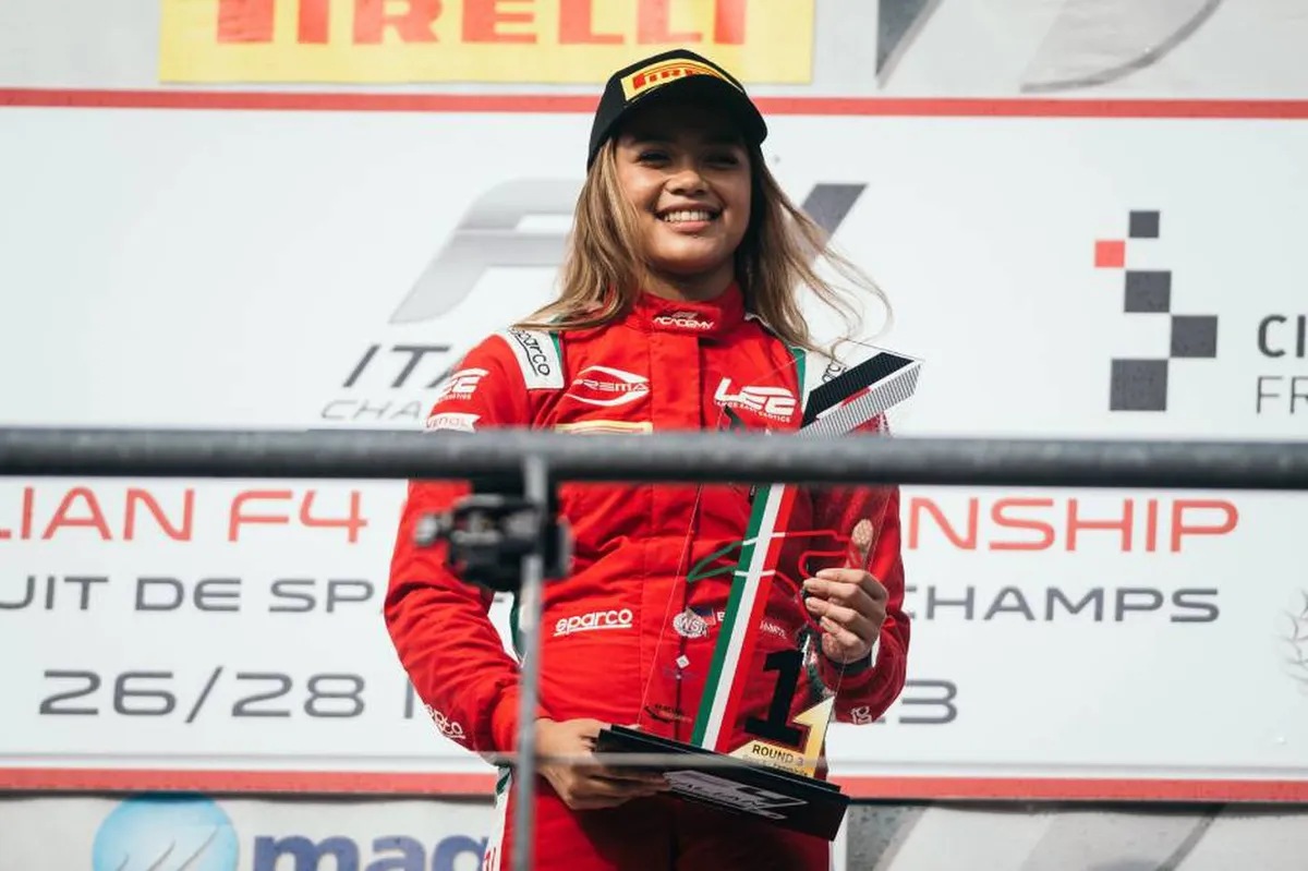 F1 Academy: Bianca Bustamante seals second career win in Monza | ABS ...