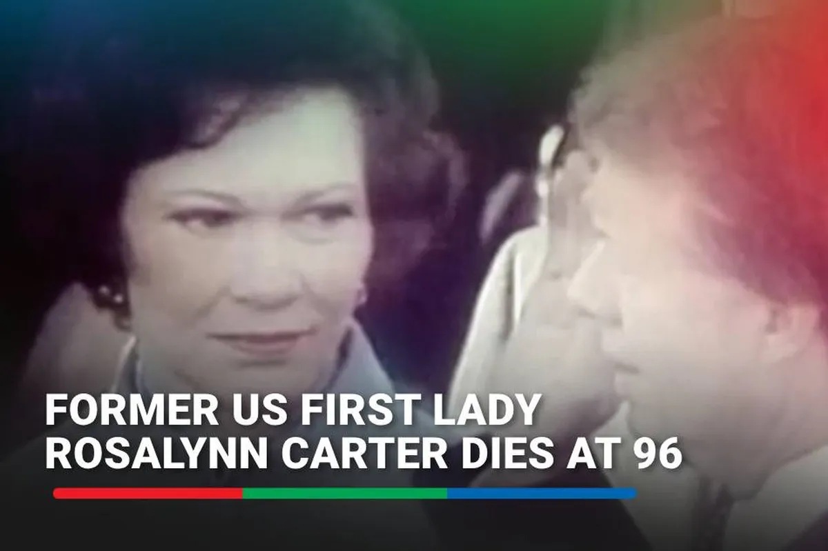 Former US first lady Rosalynn Carter dies at 96 | ABS-CBN