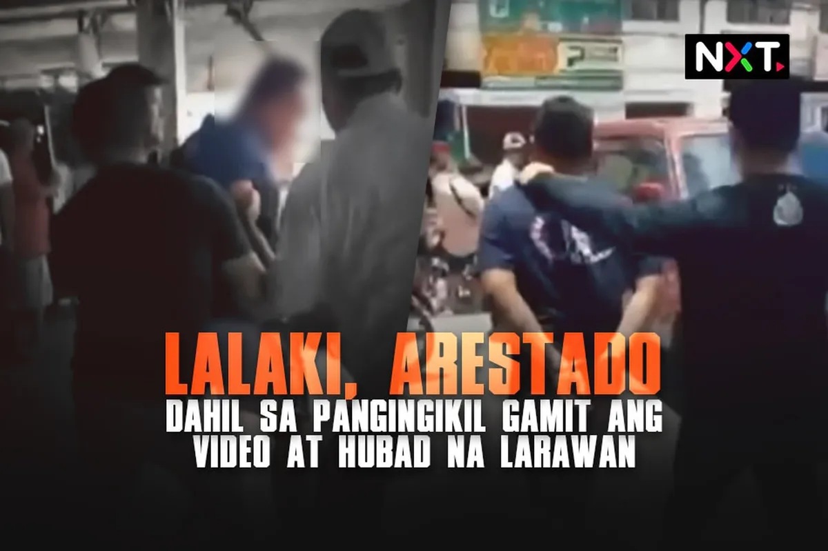 Lalaki, arestado dahil sa pangingikil gamit ang video at hubad na larawan | ABS-CBN News