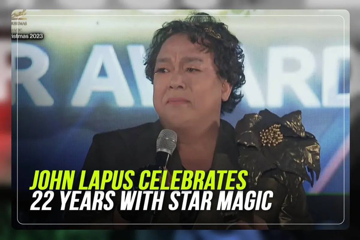 22 years with Star Magic: How John Lapus went from off-cam to on-cam talent | ABS-CBN Entertainment
