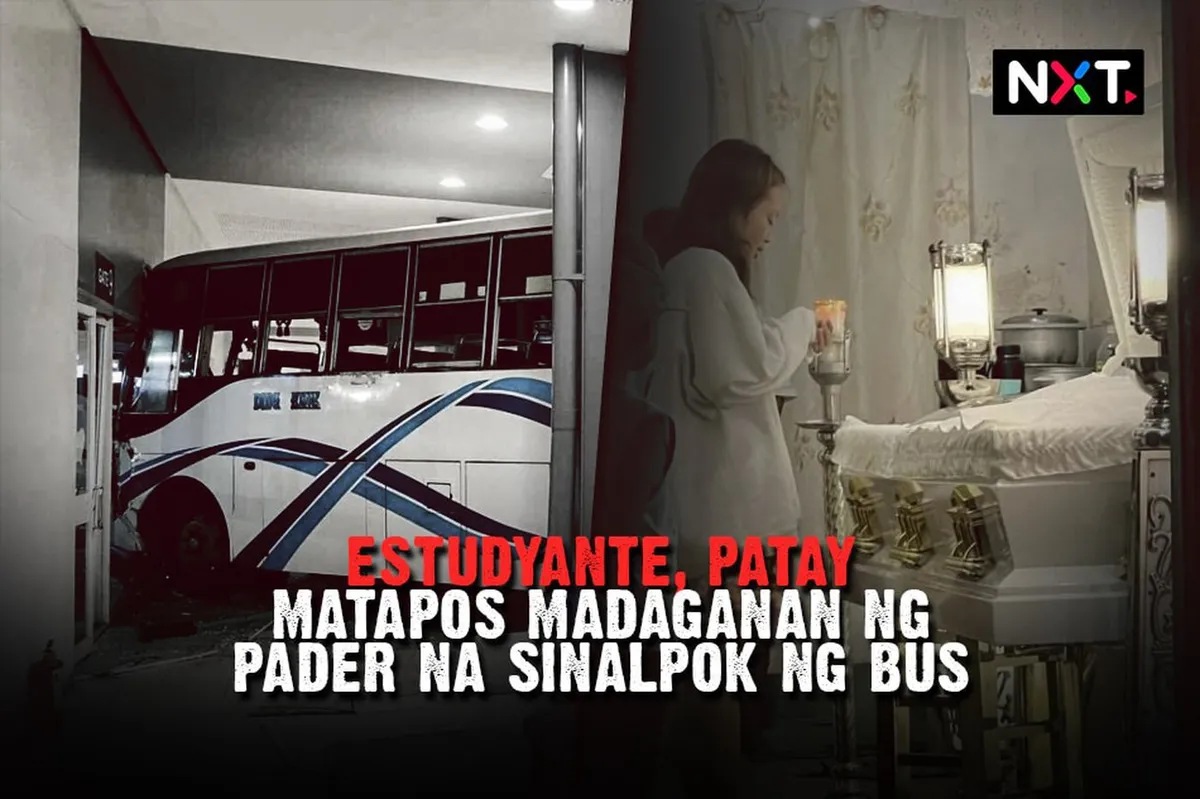 Estudyante, patay matapos madaganan ng pader na sinalpok ng bus | ABS ...