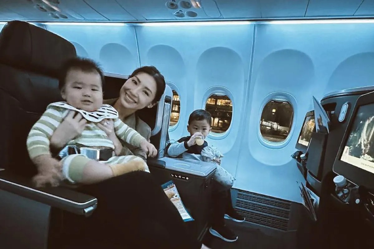 Kryz Uy, Slater Young bring 2 sons abroad for the first time | ABS-CBN ...