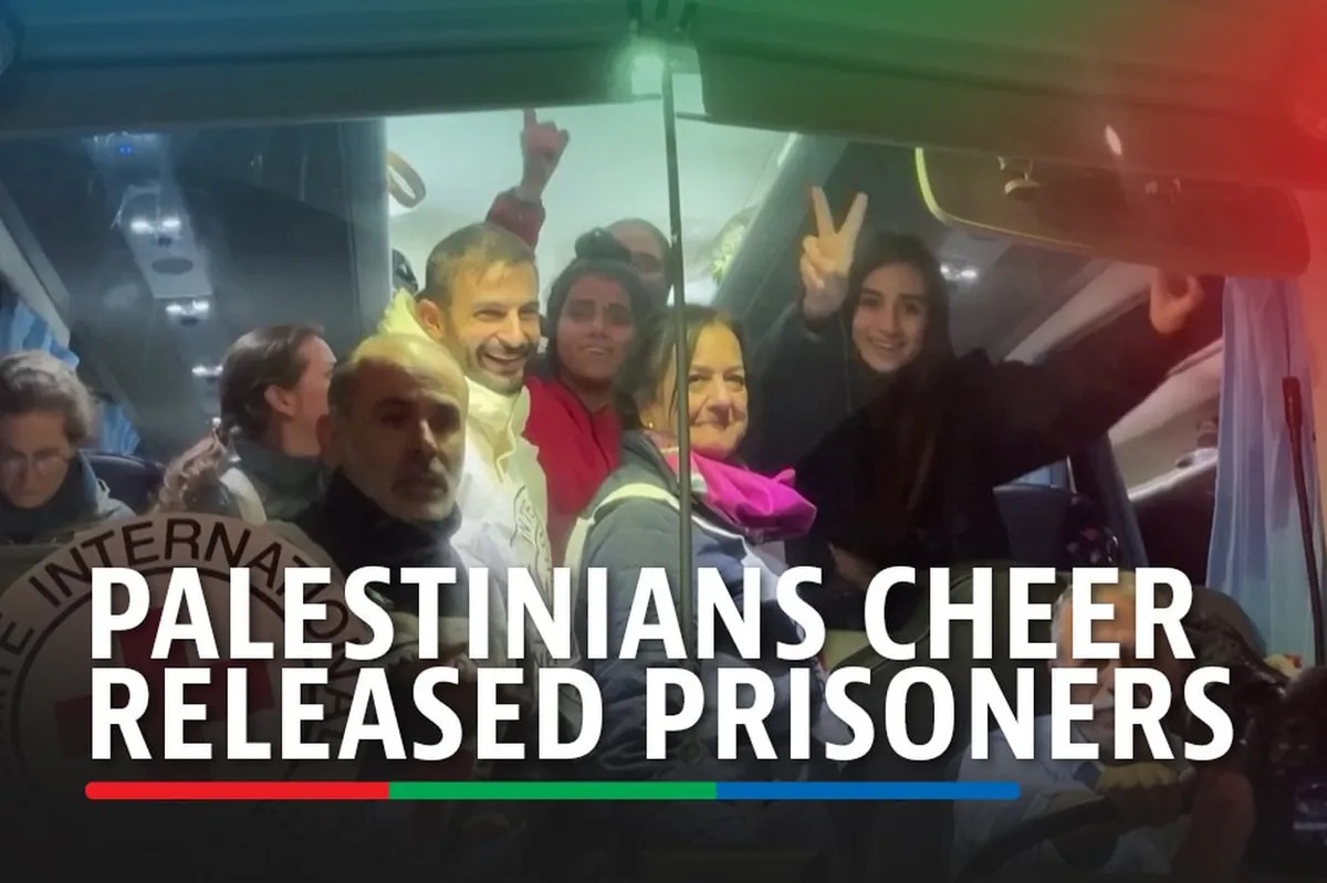 Palestinians cheer released prisoners | ABS-CBN