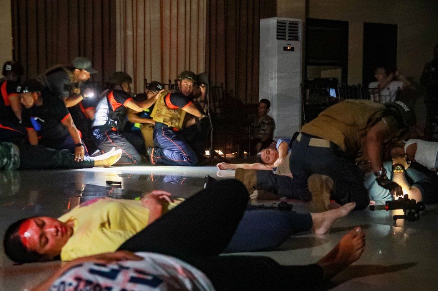 Mass shooting incident drill | ABS-CBN News