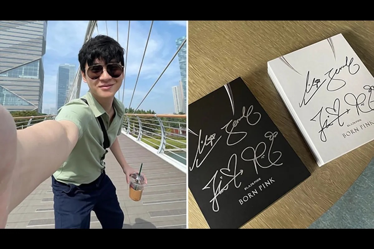 Richard Juan receives signed albums from BLACKPINK | ABS-CBN Entertainment