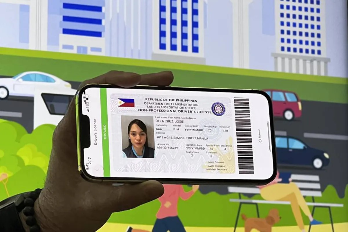 LOOK: Digital driver's license by DICT | ABS-CBN News