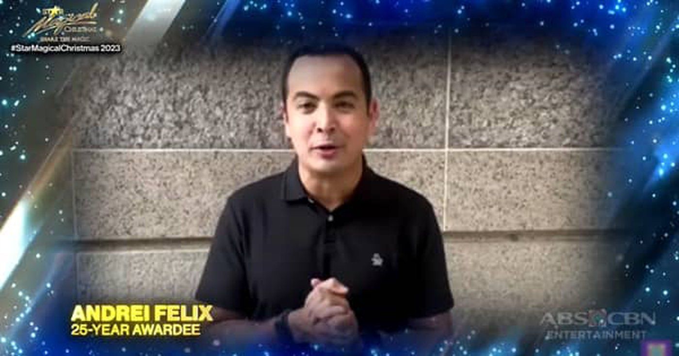 Andrei Felix celebrates 25 years with Star Magic as Loyalty Awardee ...