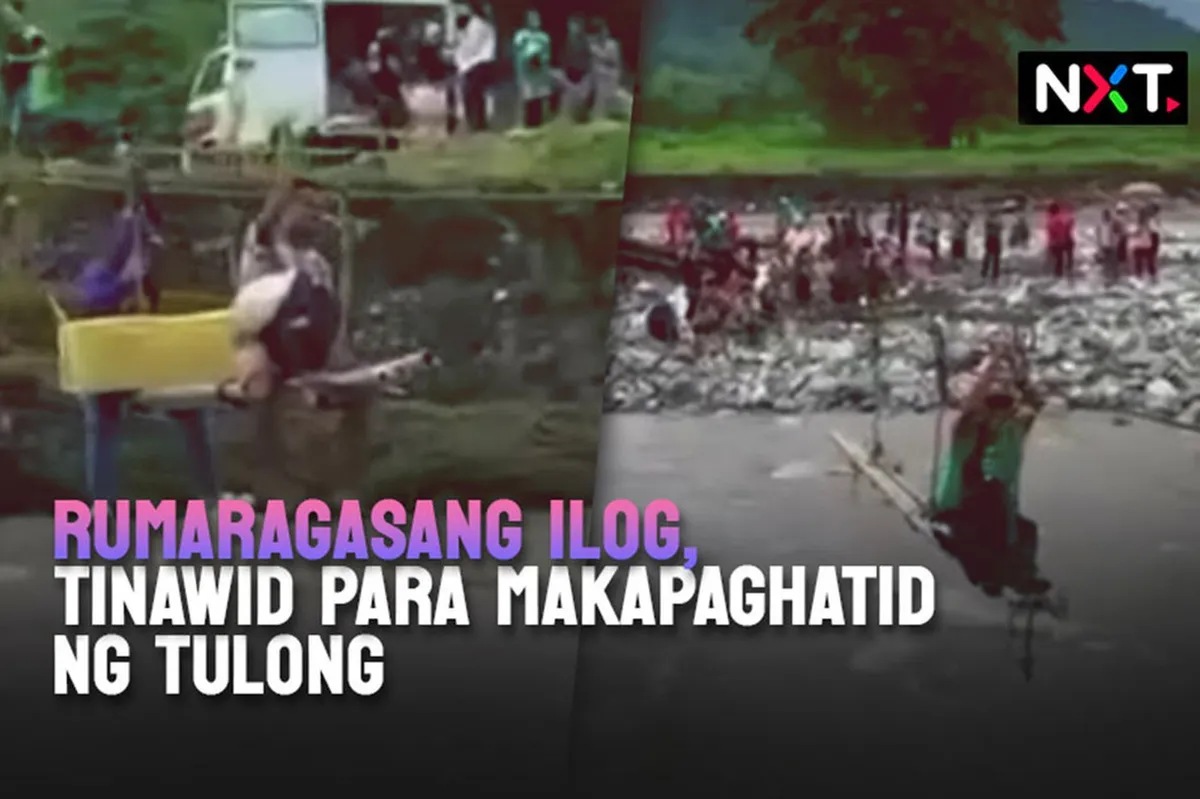 Rumaragasang ilog, tinawid para makapaghatid ng tulong | ABS-CBN News