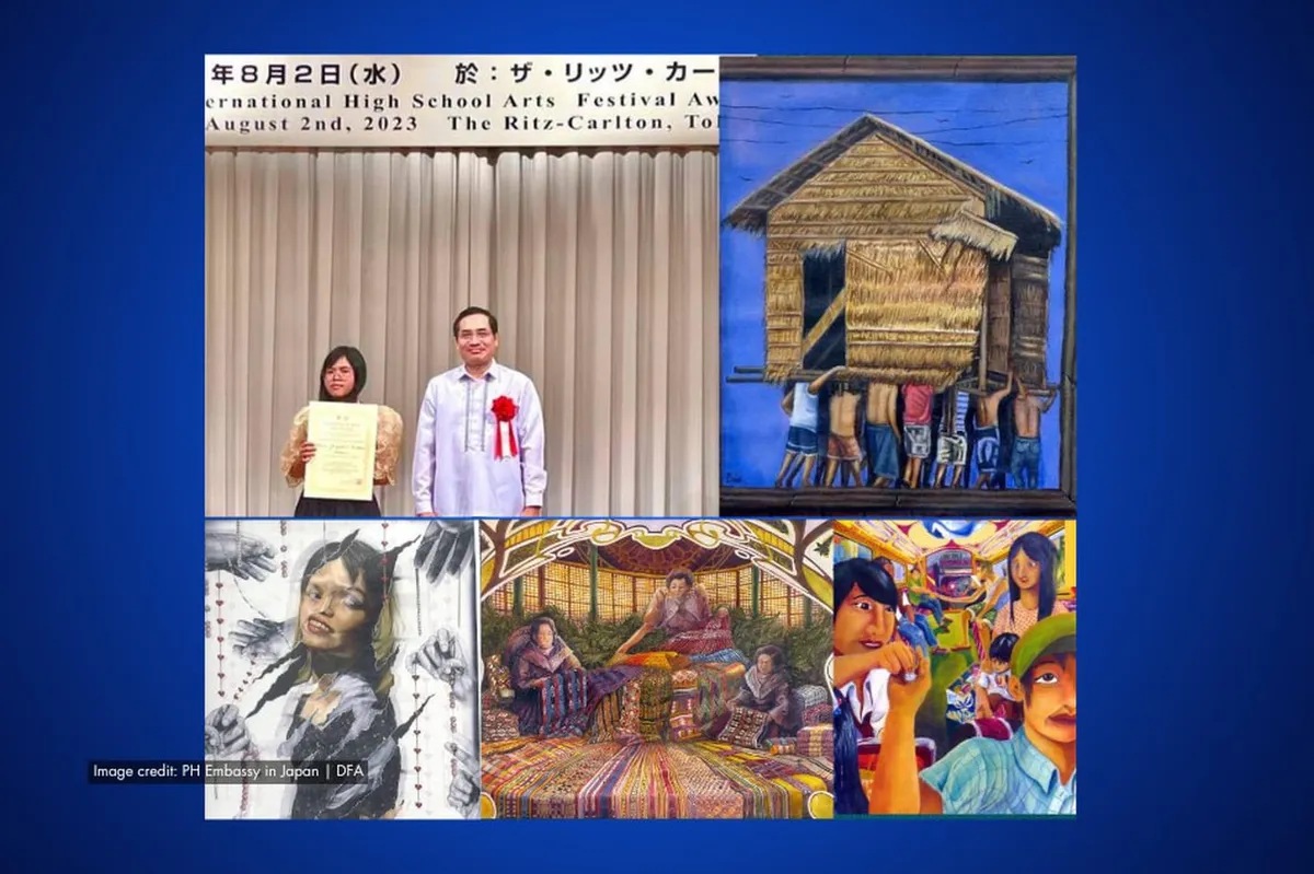 Likhang sining ng Pinoy high school students itinampok sa 24th ...