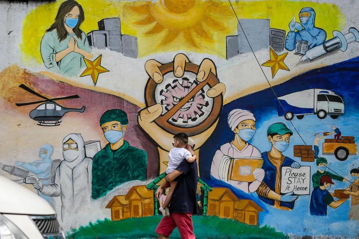 Manila mural depicts coronavirus pandemic | ABS-CBN News