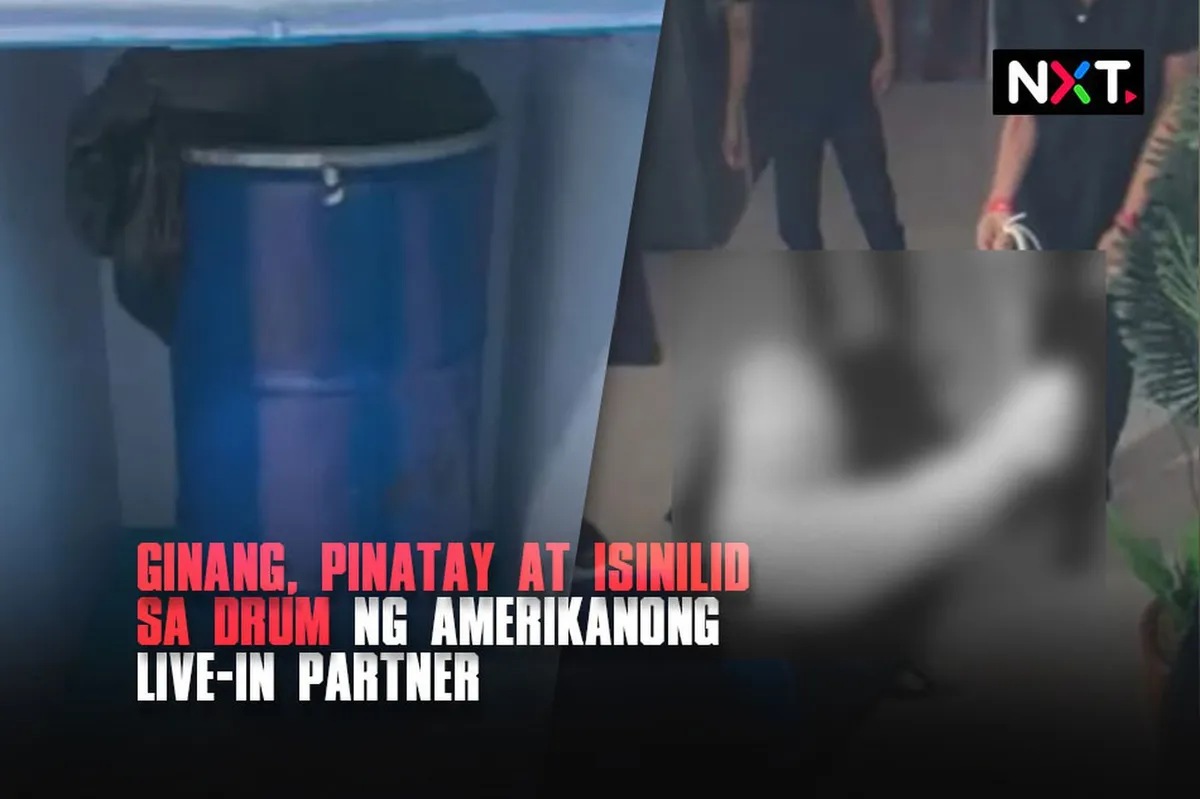 Ginang, pinatay at isinilid sa drum ng Amerikanong live-in partner ...
