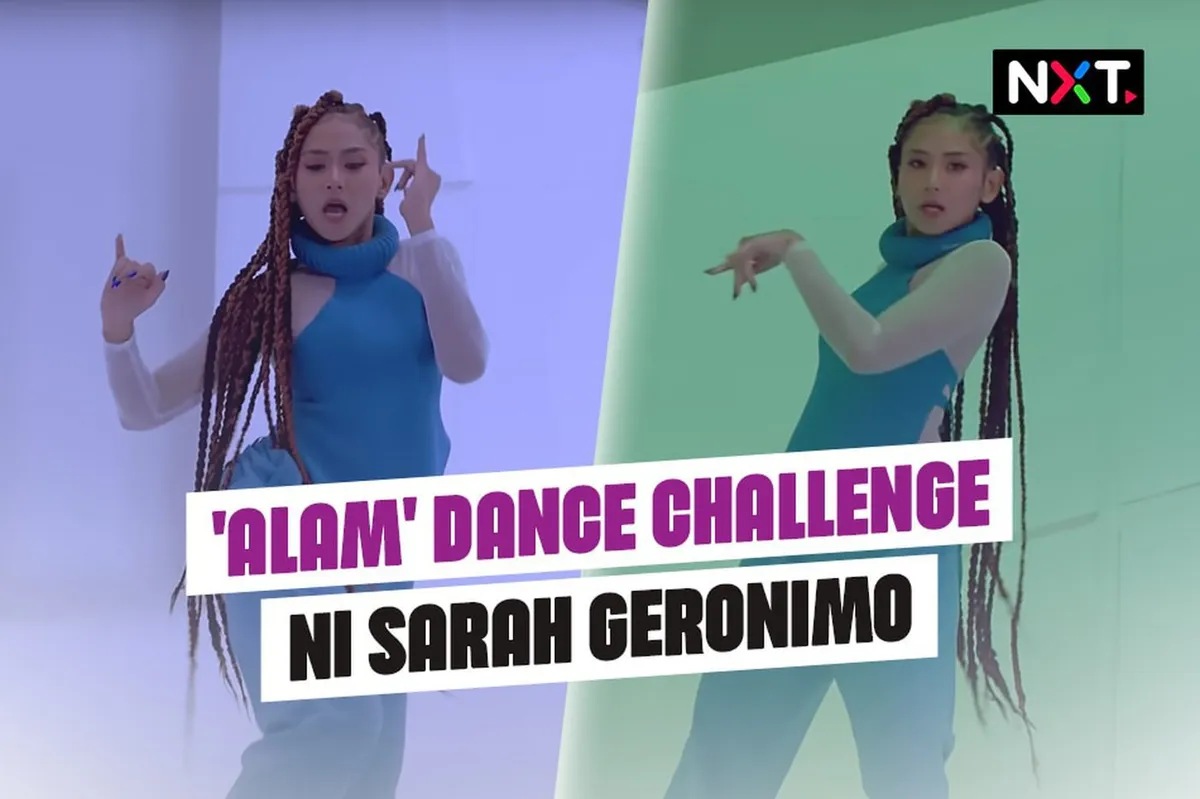 'Alam' dance challenge ni Sarah Geronimo | ABS-CBN Entertainment
