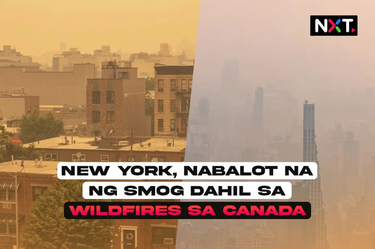 New York, nabalot na ng haze dahil sa wildfires sa Canada | ABS-CBN