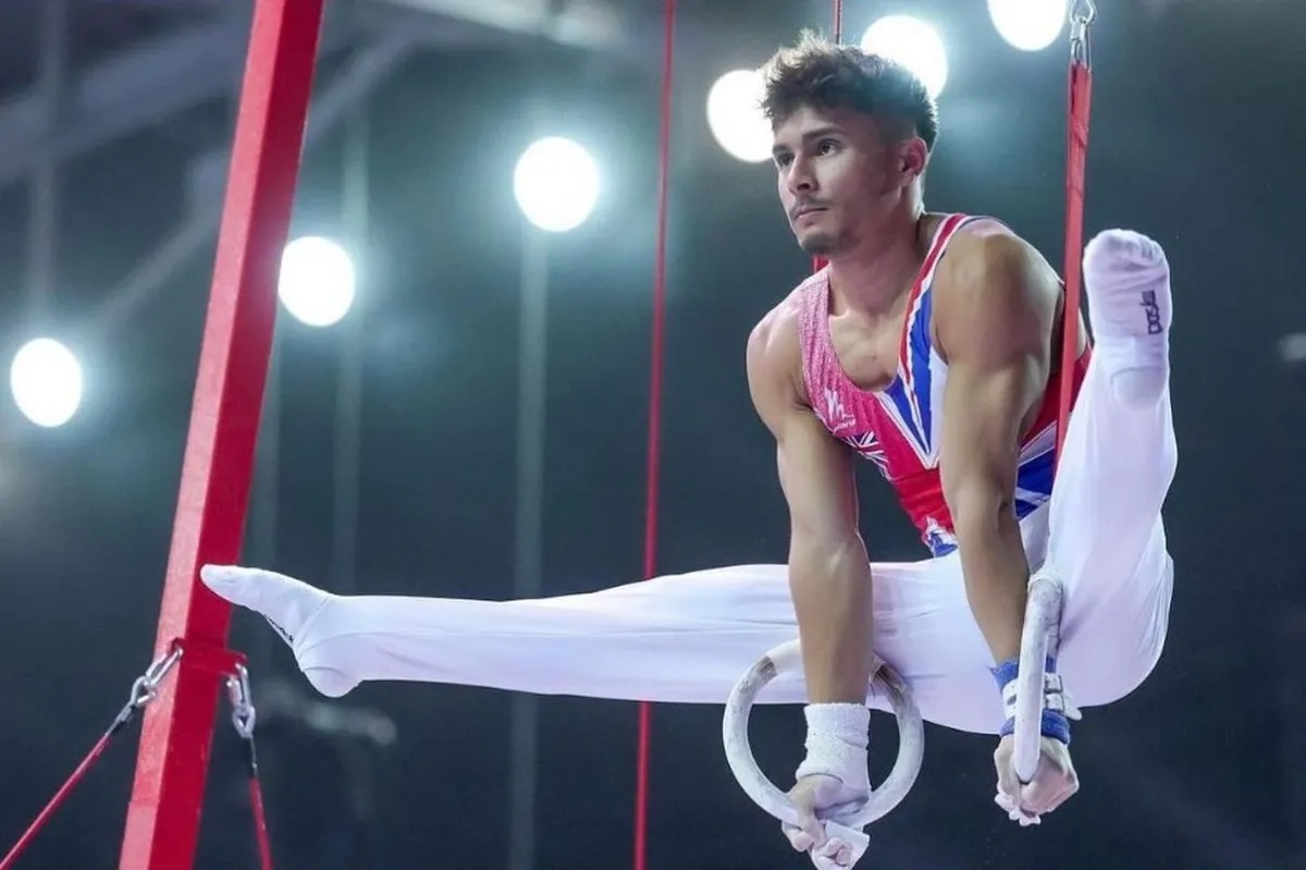 British Pinoy artistic gymnast prodigy prepares for Paris Olympics ...