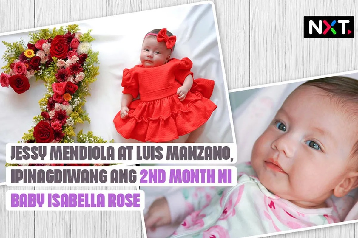 Jessy Mendiola at Luis Manzano, ipinagdiwang ang 2nd month ni Baby ...