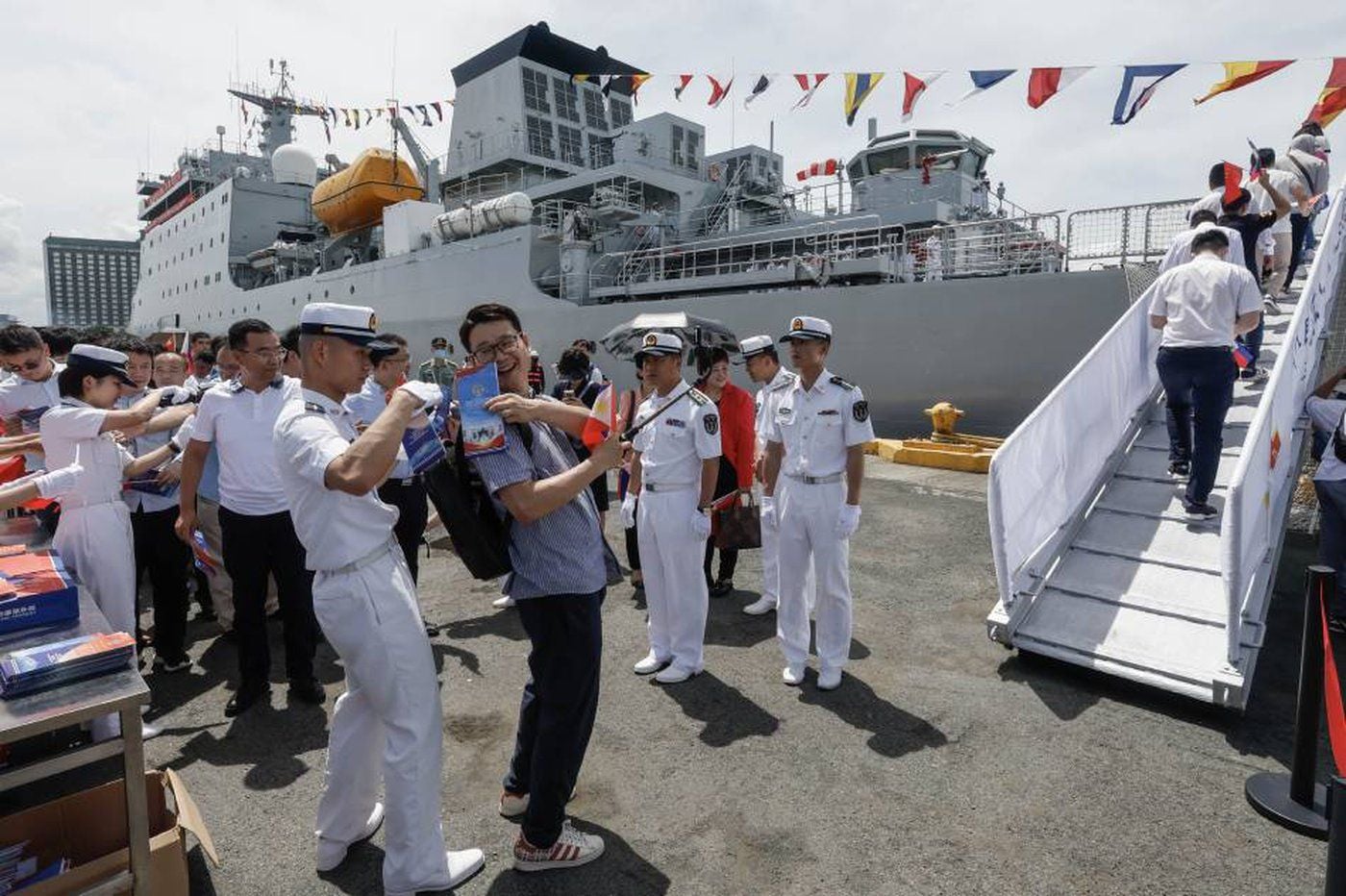 China navy training ship visits the Philippines | ABS-CBN News