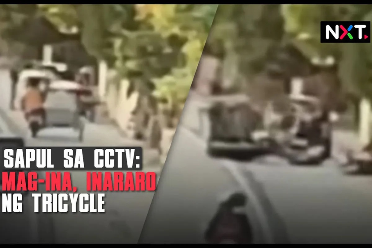 Sapul sa CCTV: Mag-ina, inararo ng tricycle | ABS-CBN News
