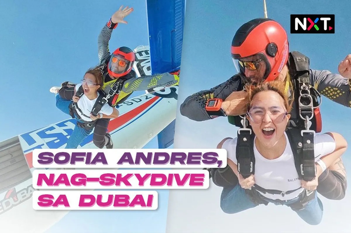 Sofia Andres, nag-skydive sa Dubai | ABS-CBN Entertainment