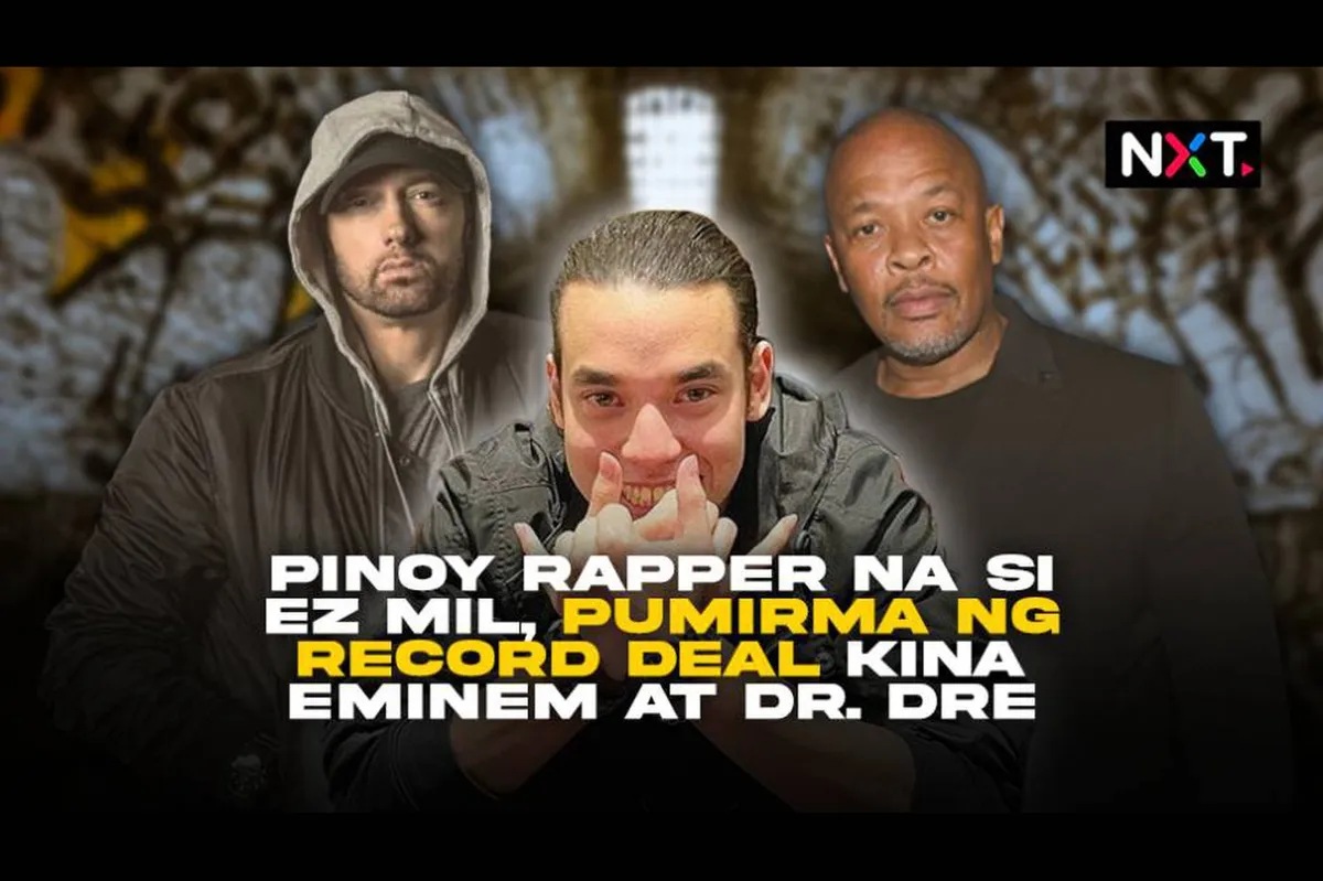 Pinoy rapper na si Ez Mil, pumirma ng record deal kina Eminem at Dr ...