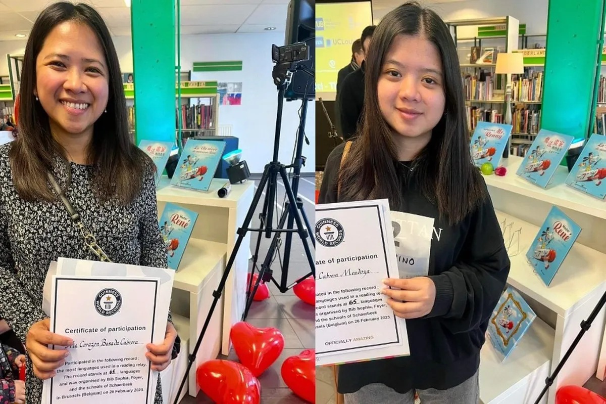 Mag-inang Pinoy sa Belgium napabilang sa pagsungkit sa bagong Guinness ...