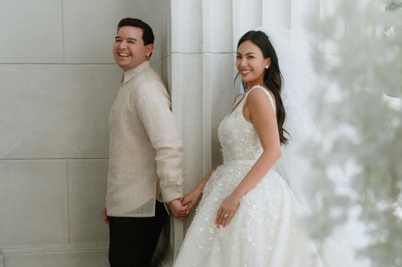 Dominique Cojuangco shares wedding photos a week after tying the knot | ABS-CBN Entertainment
