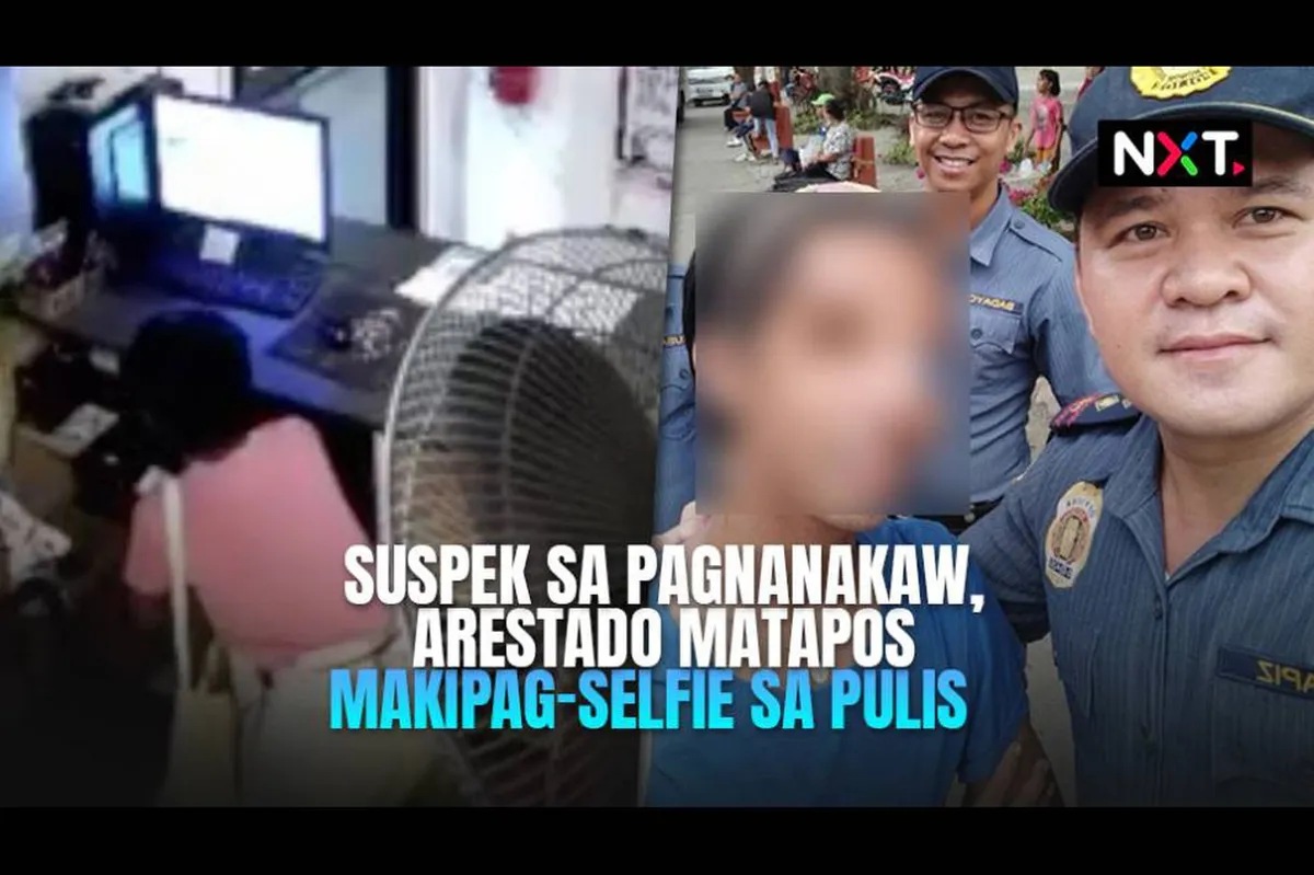 Suspek sa pagnanakaw, arestado matapos makipag-selfie sa pulis | ABS-CBN News