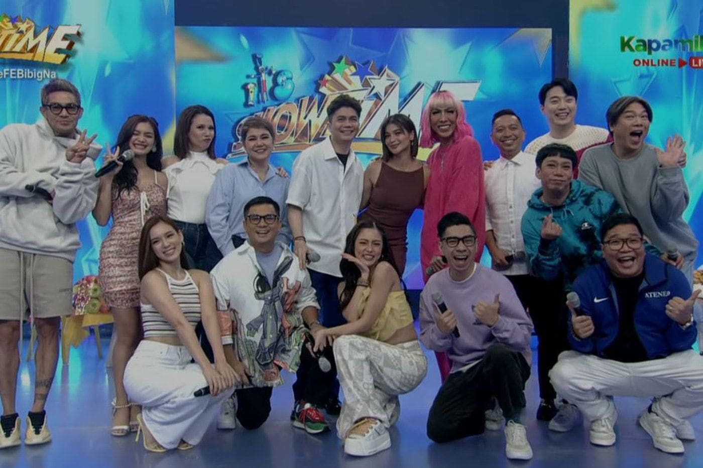 'We're finally complete!' In rare moment, all 16 'Showtime' hosts present | ABS-CBN Entertainment