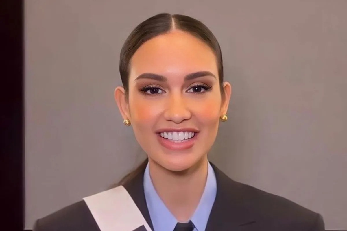 LOOK: Celeste Cortesi rocks suit in Miss Universe personality interview ...