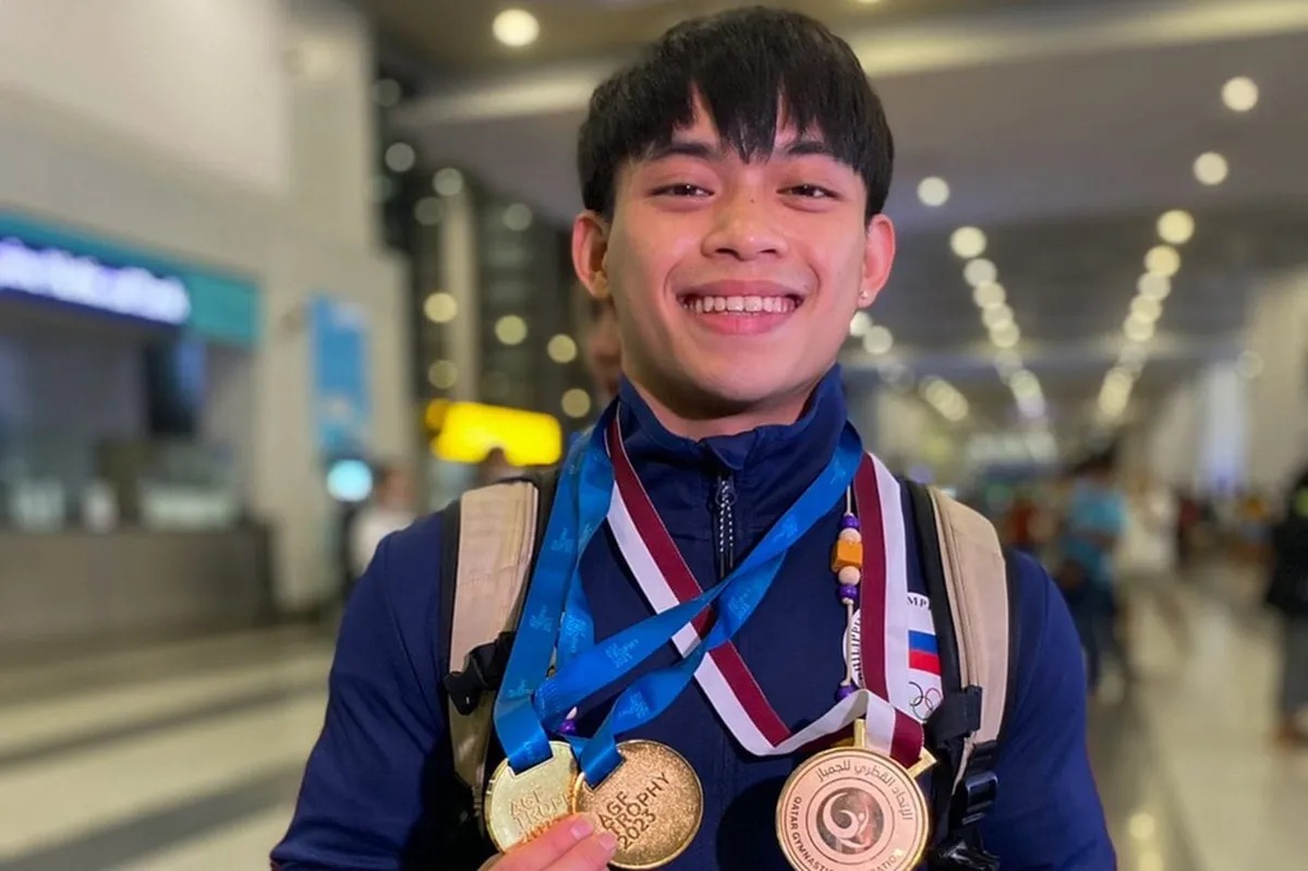 Caloy Yulo back in PH after successful World Cup stint | ABS-CBN Sports